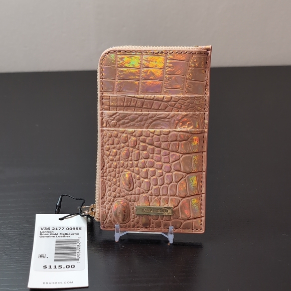 Brahmin | Bags | Brahmin Lennon Rose Gold Holographic Iridescent ...